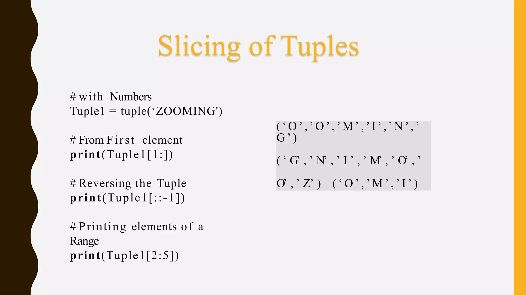 Python Collections | PPTX