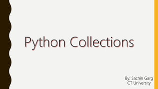 Python Collections | PPTX