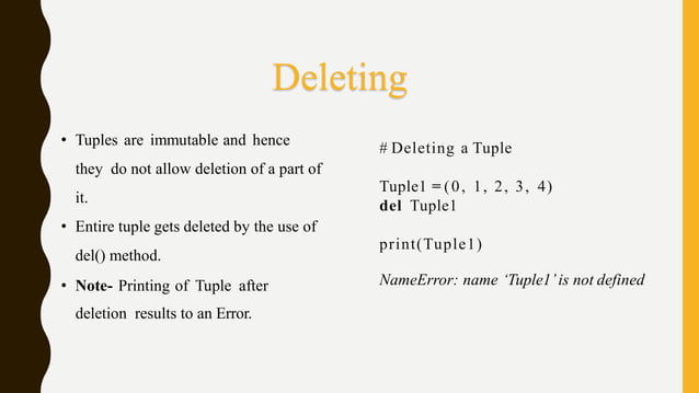 Python Collections | PPTX