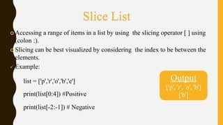 Python Collections | PPTX