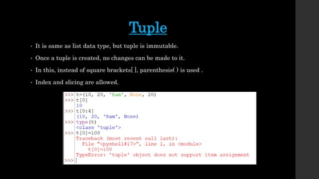 Python Collections List Tuple And Set Pptx Programming 5439