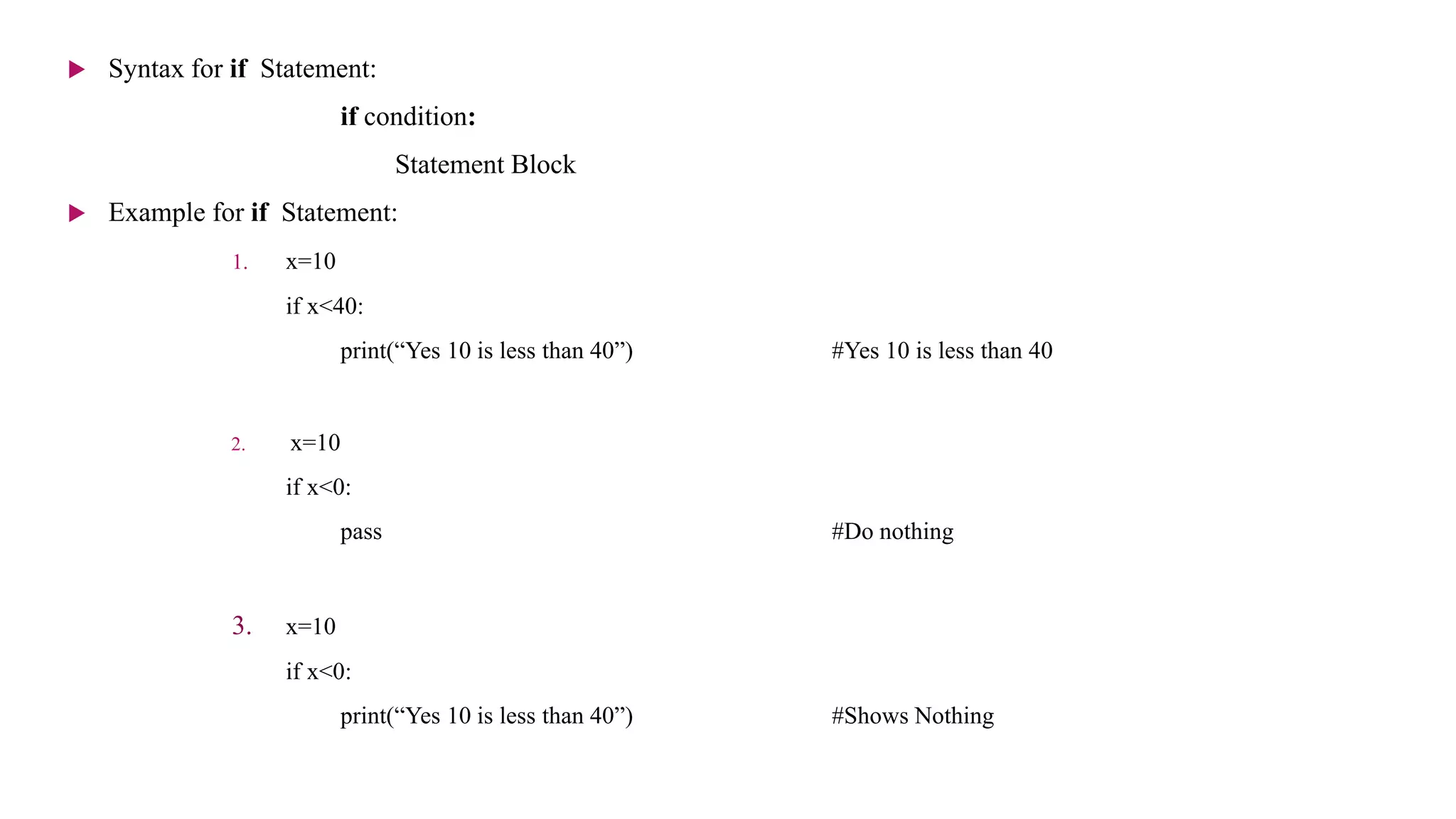 Python Conditionals and Functions | PPT