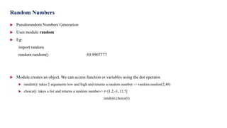 Python Conditionals and Functions | PPTX