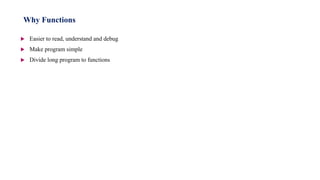 Python Conditionals and Functions | PPTX
