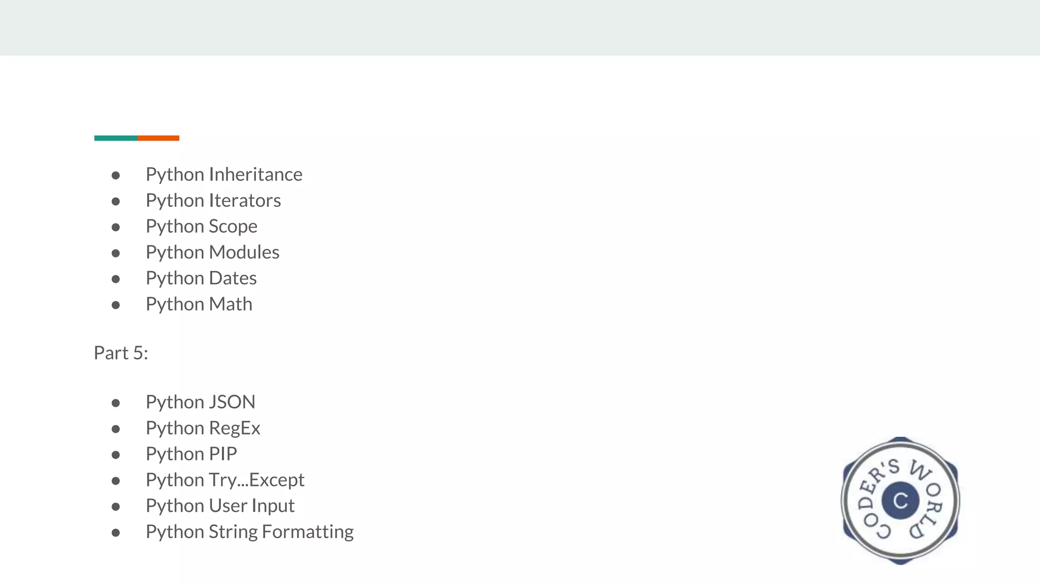 LEARN PYTHON COMPLETE COURSE FOR FREE | PPTX