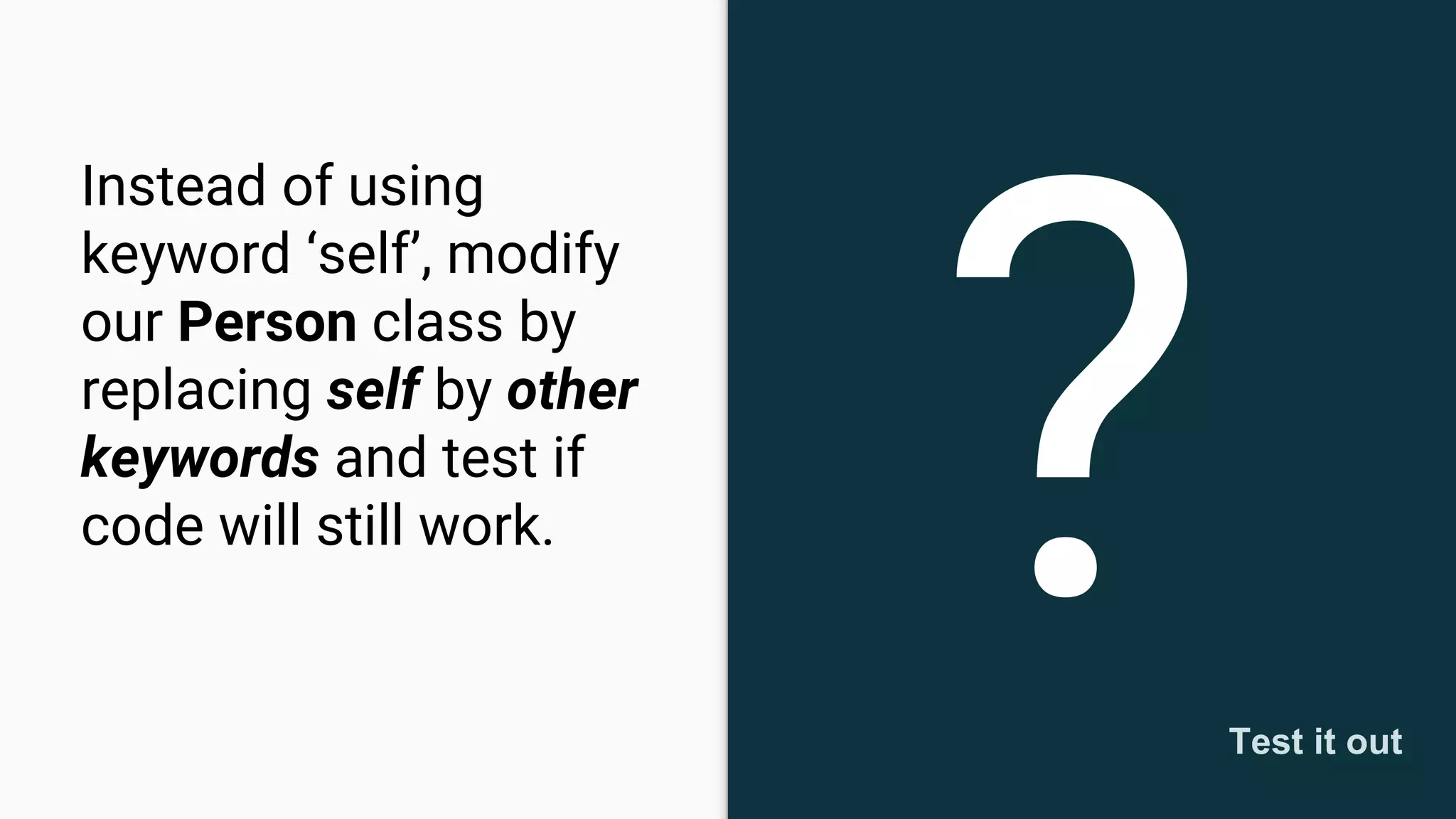 Ground Gurus - Python Code Camp - Day 3 - Classes | PPTX | Programming ...