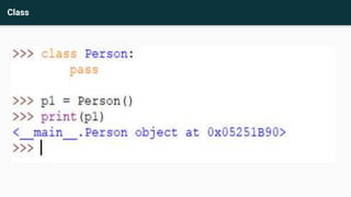 Ground Gurus - Python Code Camp - Day 3 - Classes | PPTX | Programming Languages | Computing