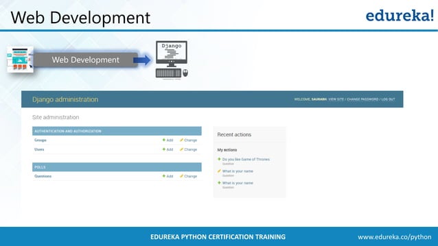 Python Course Python Programming Python Tutorial Python Training Edureka Pdf