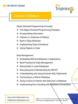 Python course content ppt | PPTX | Databases | Computer Software and Applications