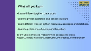 Python Course for Beginners in Singapore | PPT