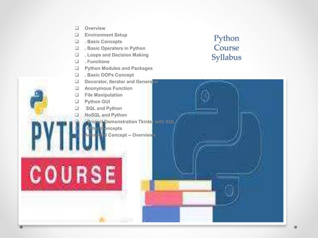 Python course hyderabad 14 | PPT