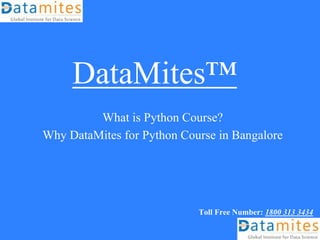 Python Course In Bangalore | PPT