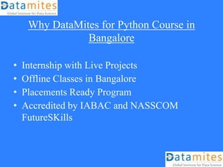Python Course In Bangalore | PPT
