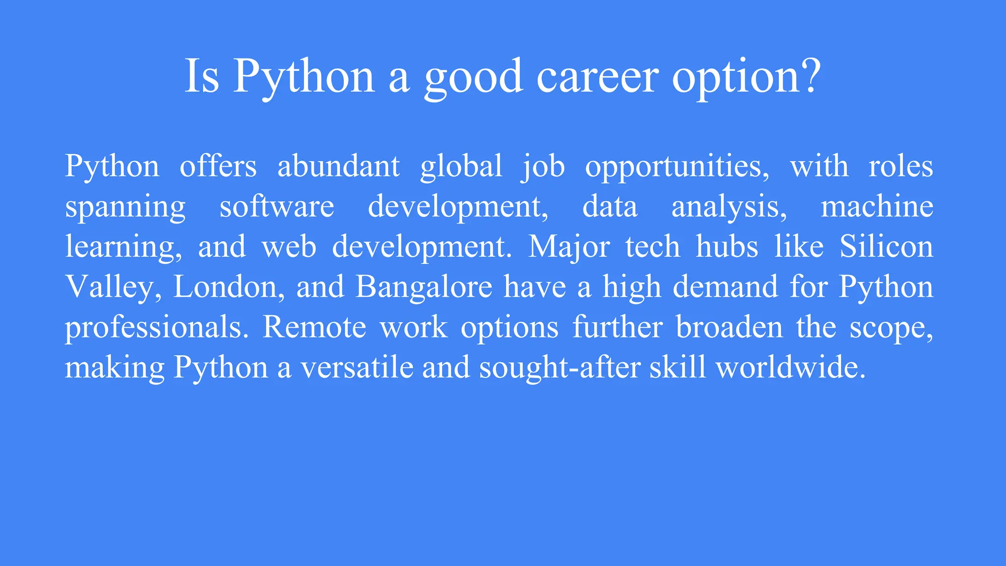 Python Course In Chennai | PPT