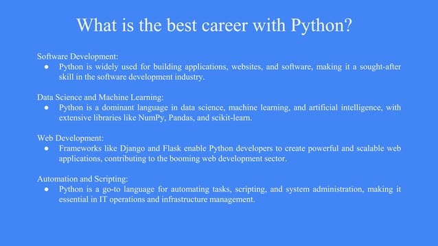 Python Course In Chennai | PPT