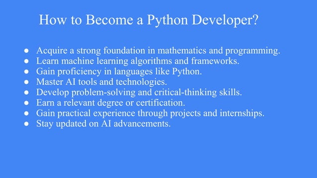 Python Course In Chennai | PPT