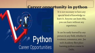 Python course in delhi | PPT