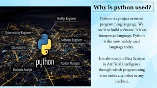 Python course in delhi | PPT