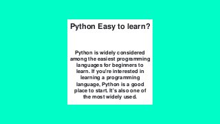 Python Training in Gurgaon | PPT