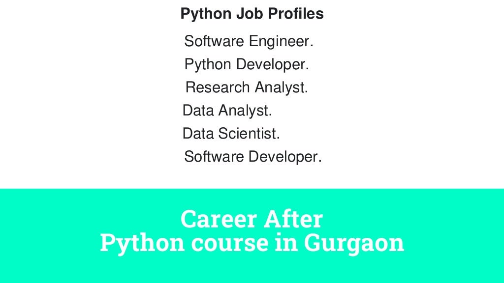 Python Training in Gurgaon | PPT