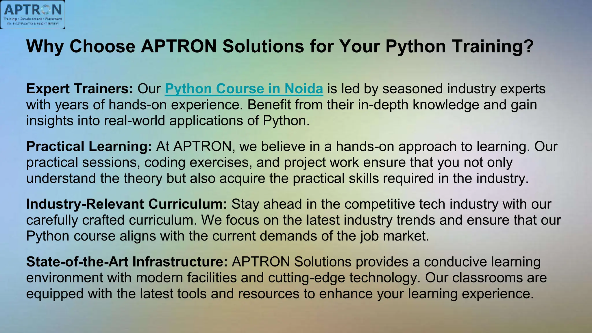 Python Course in Noida. pptx | PPT