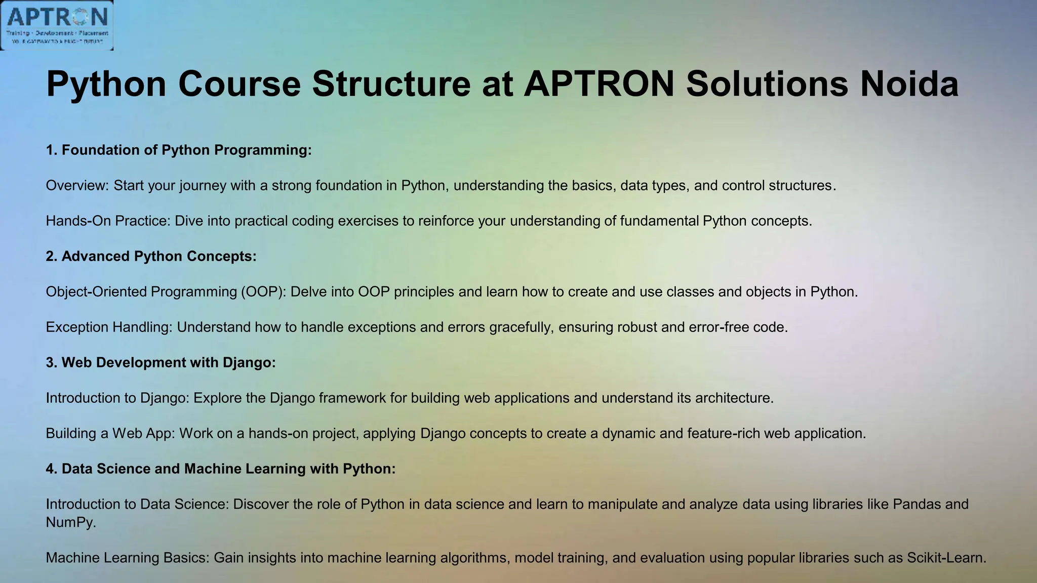 Python Course in Noida. pptx | PPT