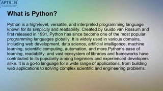 Python Course in Noida. pptx | PPT