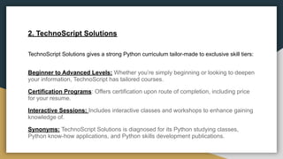 Python Courses in Chandigarh.........pdf
