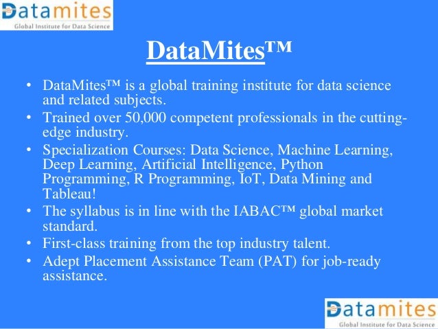 Python Courses in Hyderabad - PPT | PPT