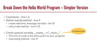 Python Programming - Introduction | PPT
