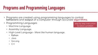 Python Programming - Introduction | PPT