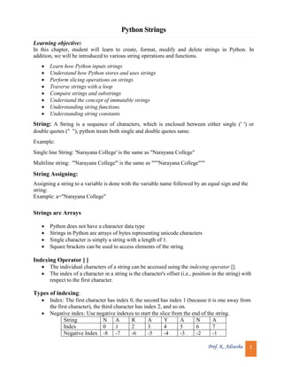 Python data handling | PDF