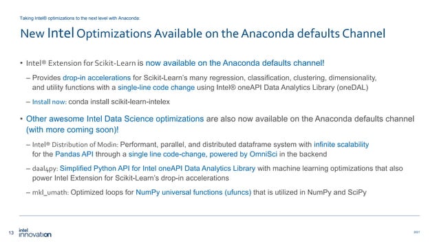 Python Data Science and Machine Learning at Scale with Intel and ...