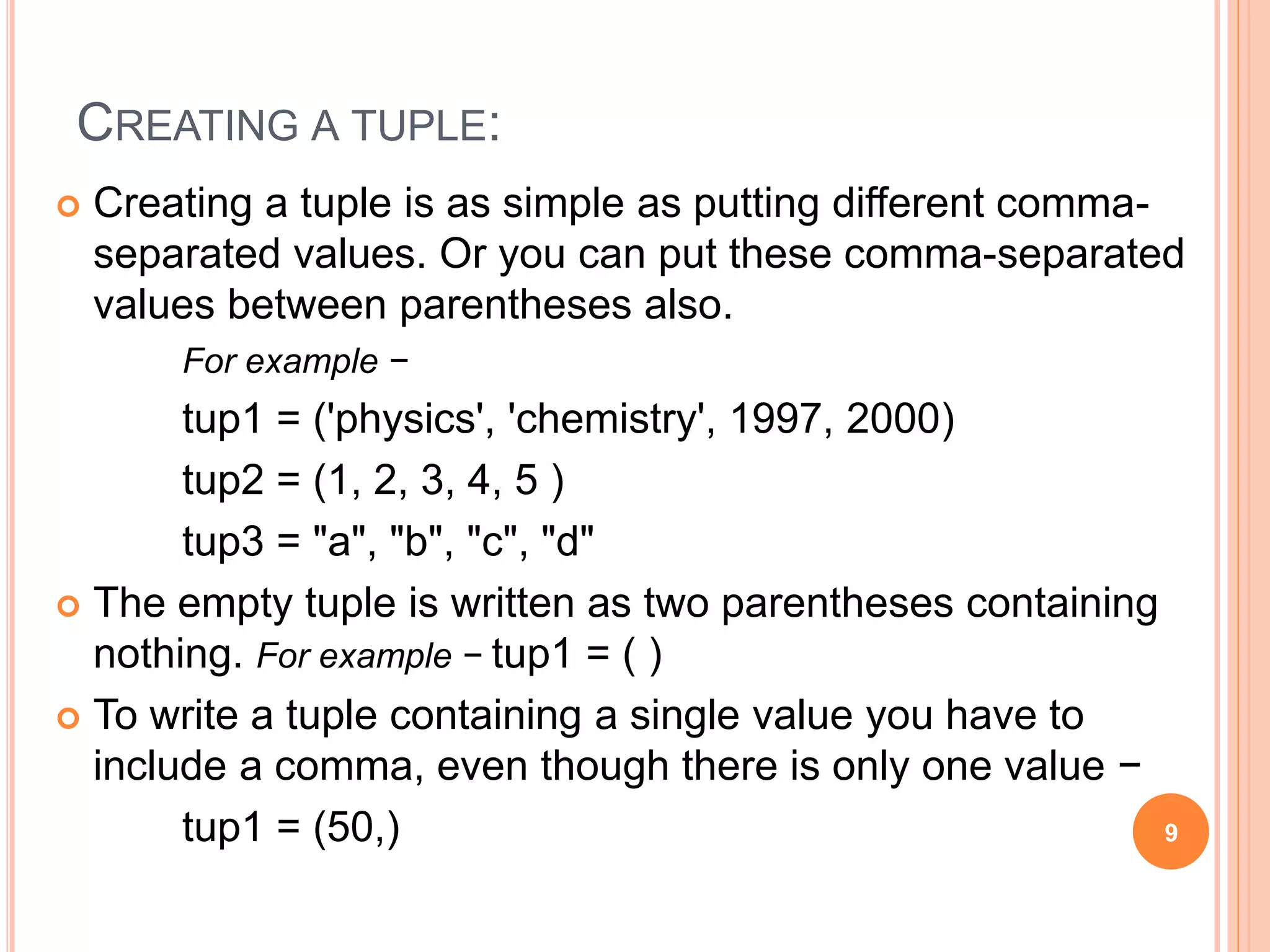 Python data structures | PPTX