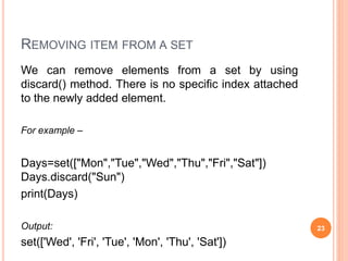 Python data structures | PPTX