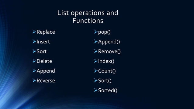 Python data structures (Lists and tuples) presentation | PPT Python data structures (Lists and tuples) presentation | PPT