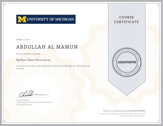 Python Data Structuresuniversity Of Michigan