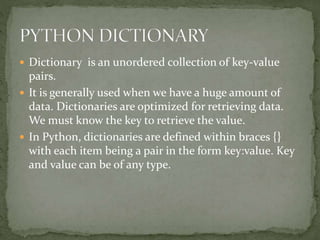 Python data type | PPT
