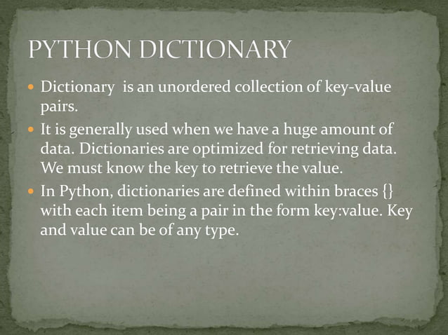 Python data type | PPT