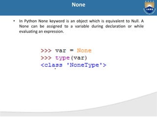 Python Data types like mutable and immutable | PPTX