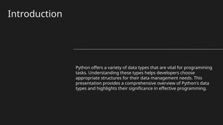 Python Data Types in depth description .pptx