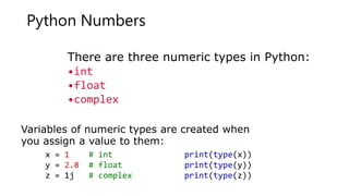 Python Data Types,numbers.pptx