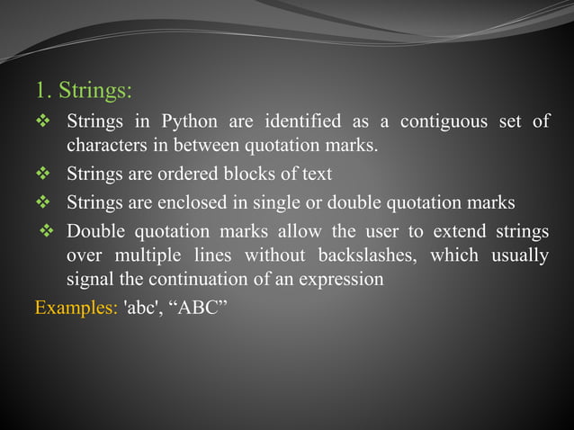Python Datatypes by SujithKumar | PPTX