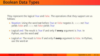 Python Programming Tutorial 1 | PPT | Free Download