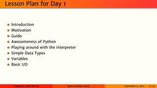 Python Programming Tutorial 1 | PPT