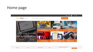 Pythondeals ppt | PPT