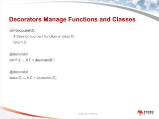 Python decorators | PPTX