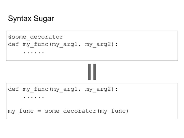 Python Decorators 中文 Ppt