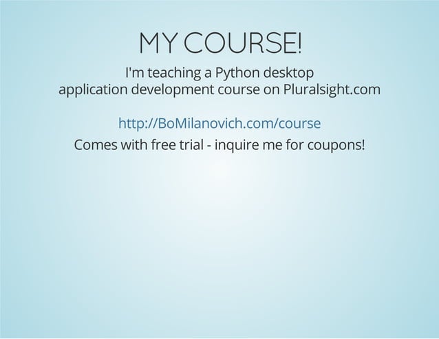 Python Desktop Application Development Pythonbo Ppt