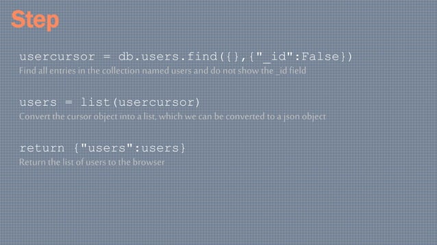 Python Code Camp for Professionals 4/4 | PPT